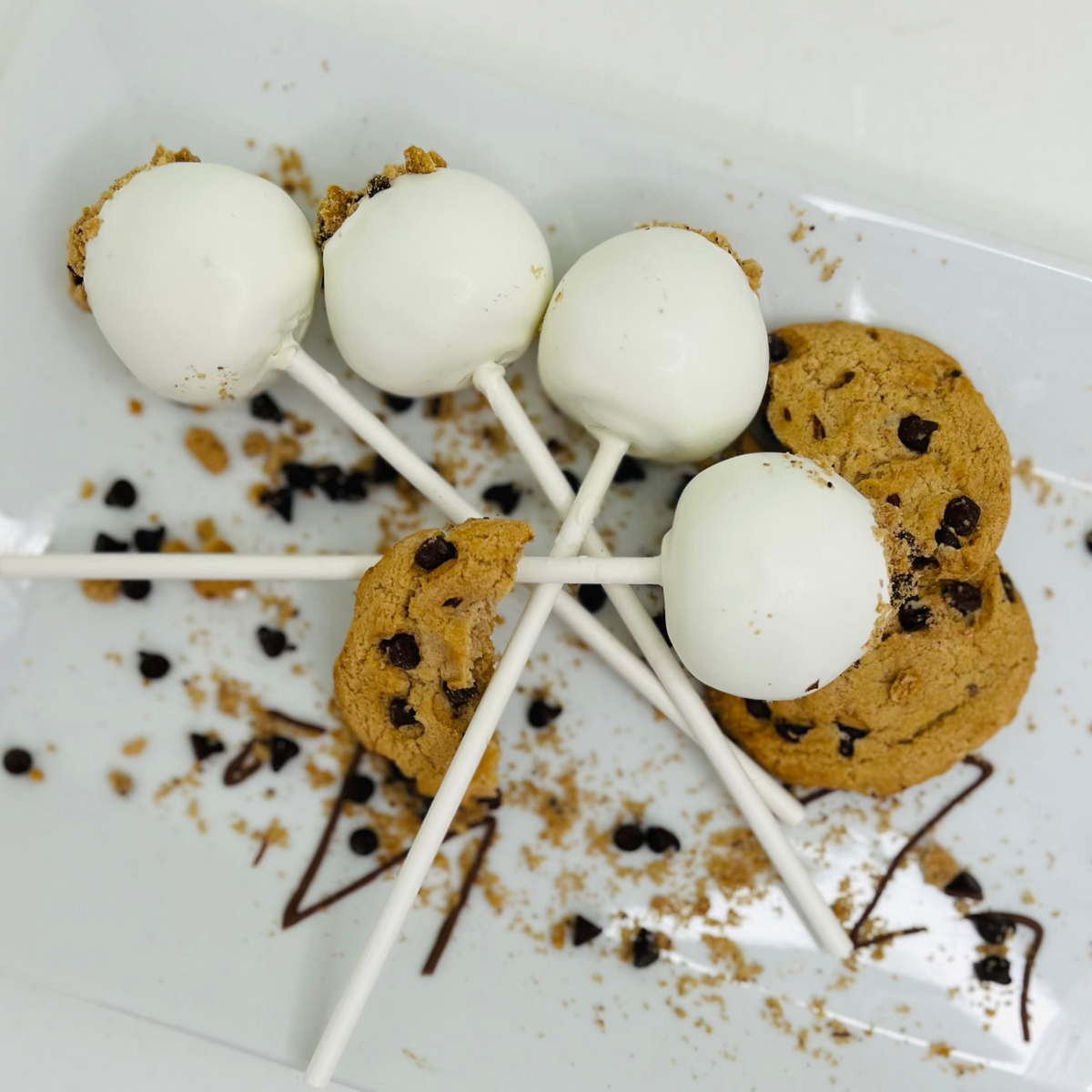 Cookie Dough Cake Pops – sweet escape cake company