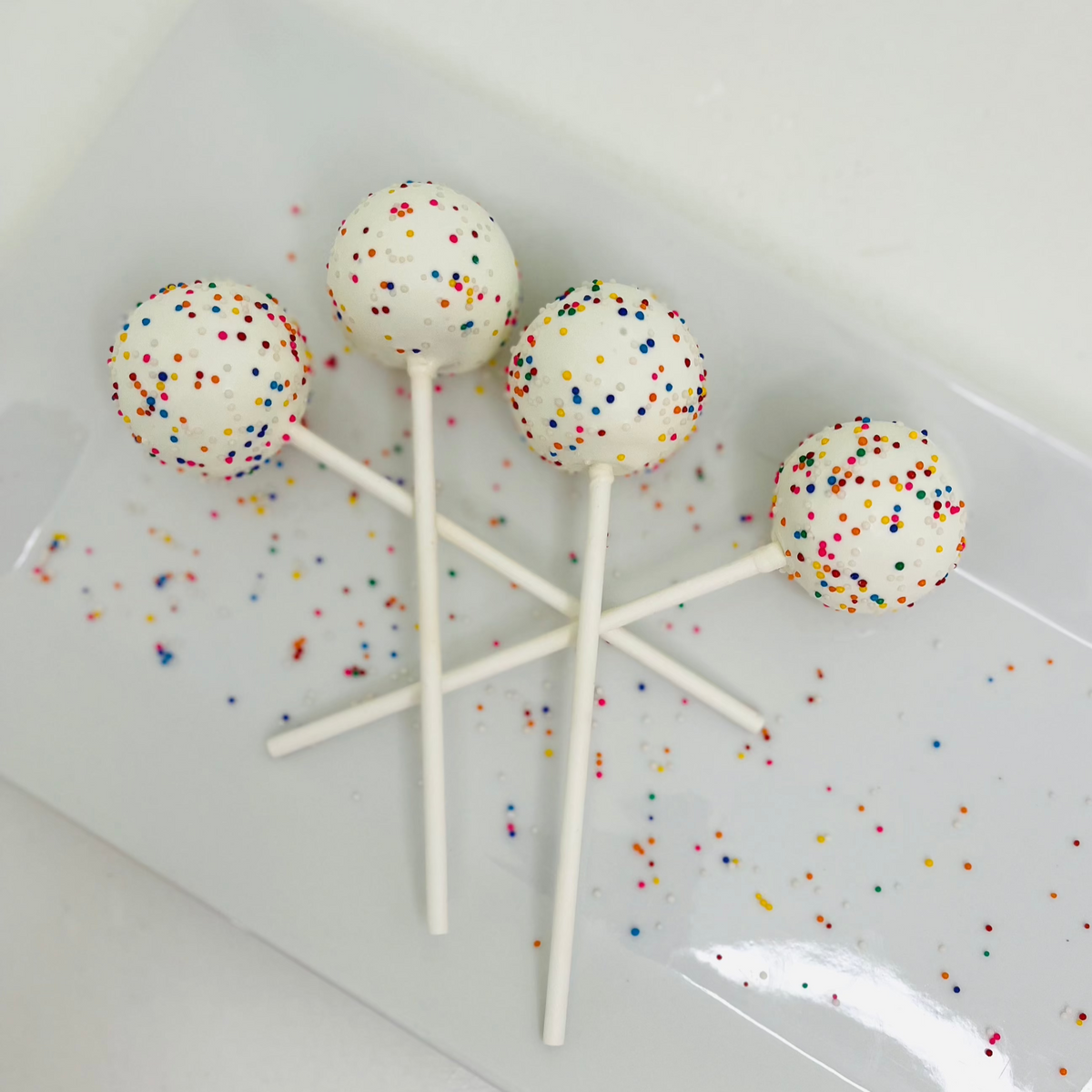 Sprinkles Confetti Cake Pops Sweet Escape Cake Company